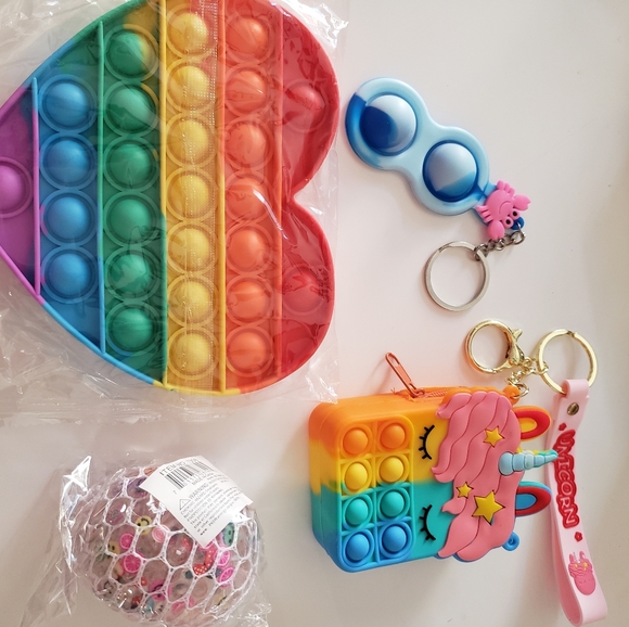 Toys | Fidget Rainbow 4pk Bundle | Poshmark